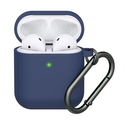 Airpod Case Cover with Keychain, Silicone Protective Front LED Visible ...