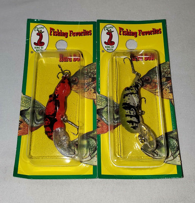 Creme Lure Red & Green 1.5" Crawfish - Crappie/Panfish Hard Bait Lures ...