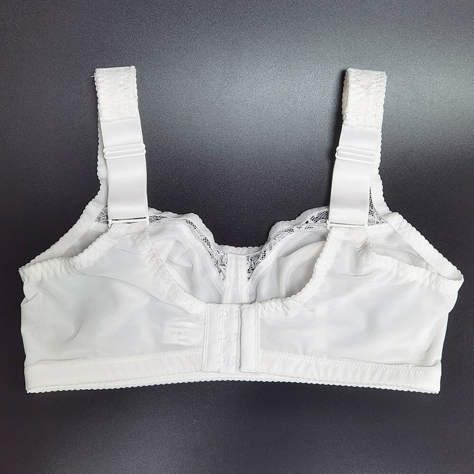 Women's Lace Plus Size Bra Minimizer Unlined Wireless Full Coverage ...