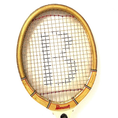 Vintage Bancroft Billie Jean King Wimbledon Wood Tennis Racquet 4 1/2 L ...