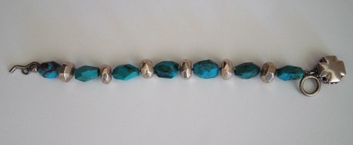 DESIGNER SIMON SEBBAG 925 STERLING SILVER NATURAL GEMSTONE TURQUOISE ...