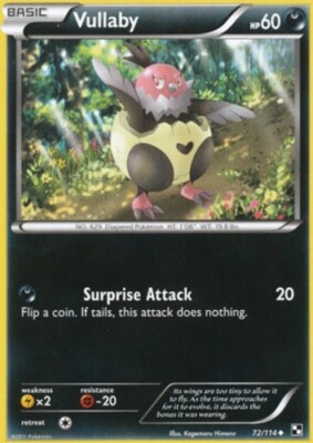 Pokemon - Vullaby - 72/114 - Uncommon - Black and White - NM | eBay
