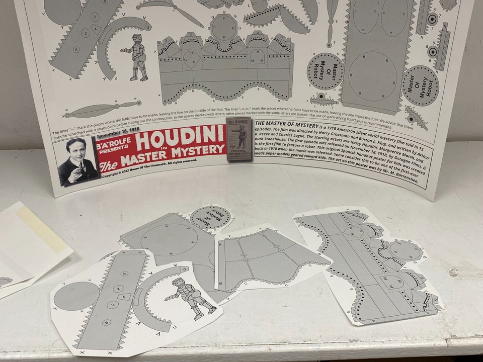 "Vintage Houdini Robot Replica - Q The Automaton from The Master ...