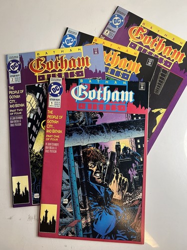 Vintage Batman Gotham Nights #1-4 Complete Mini Series Set - DC Comics ...