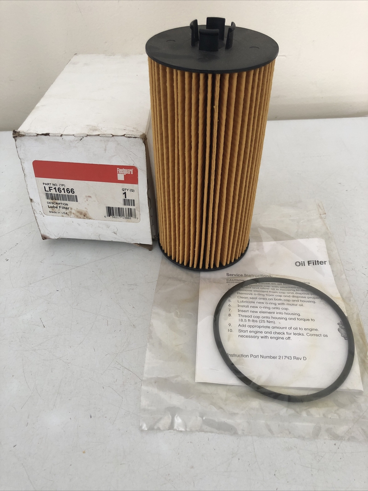 FLEETGUARD LF16166 - cross reference oil filters | oilfilter ...