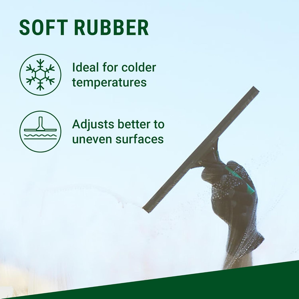 UNGER 106Cm Window Cleaning Squeegee Blade Replacement - Soft Rubber ...