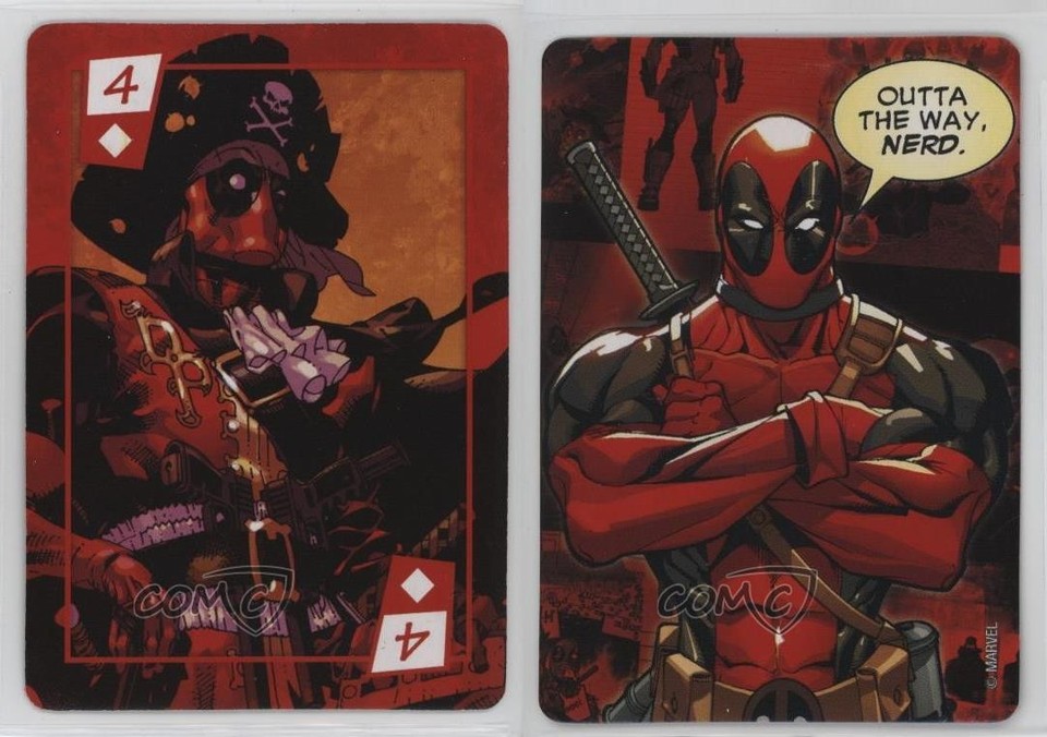 2011 Aquarius Marvel Deadpool Playing Cards Deadpool #4D a8a | eBay