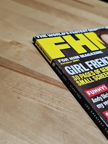 FHM Magazine NIKKI COX Carmen Electra JIMMY KIMMEL Tony Hawk 2001 US ...