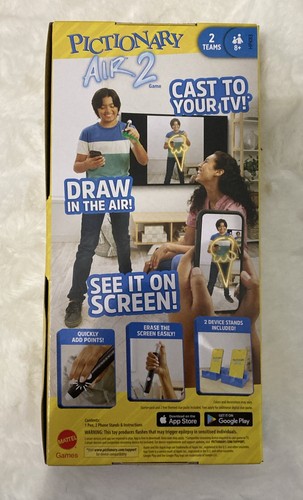 Mattel Games Pictionary Air 2 Family Game for Kids & Adults. New/Sealed. | eBay