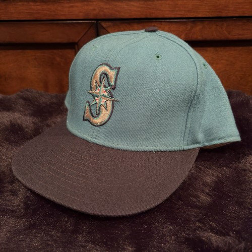 Vintage New Era Seattle Mariners Cap Size 7 5/8 READ DESCRIPTION! | eBay