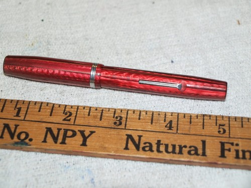 Esterbrook red 2nd generation transitional J fountain pen parts (P183 ...