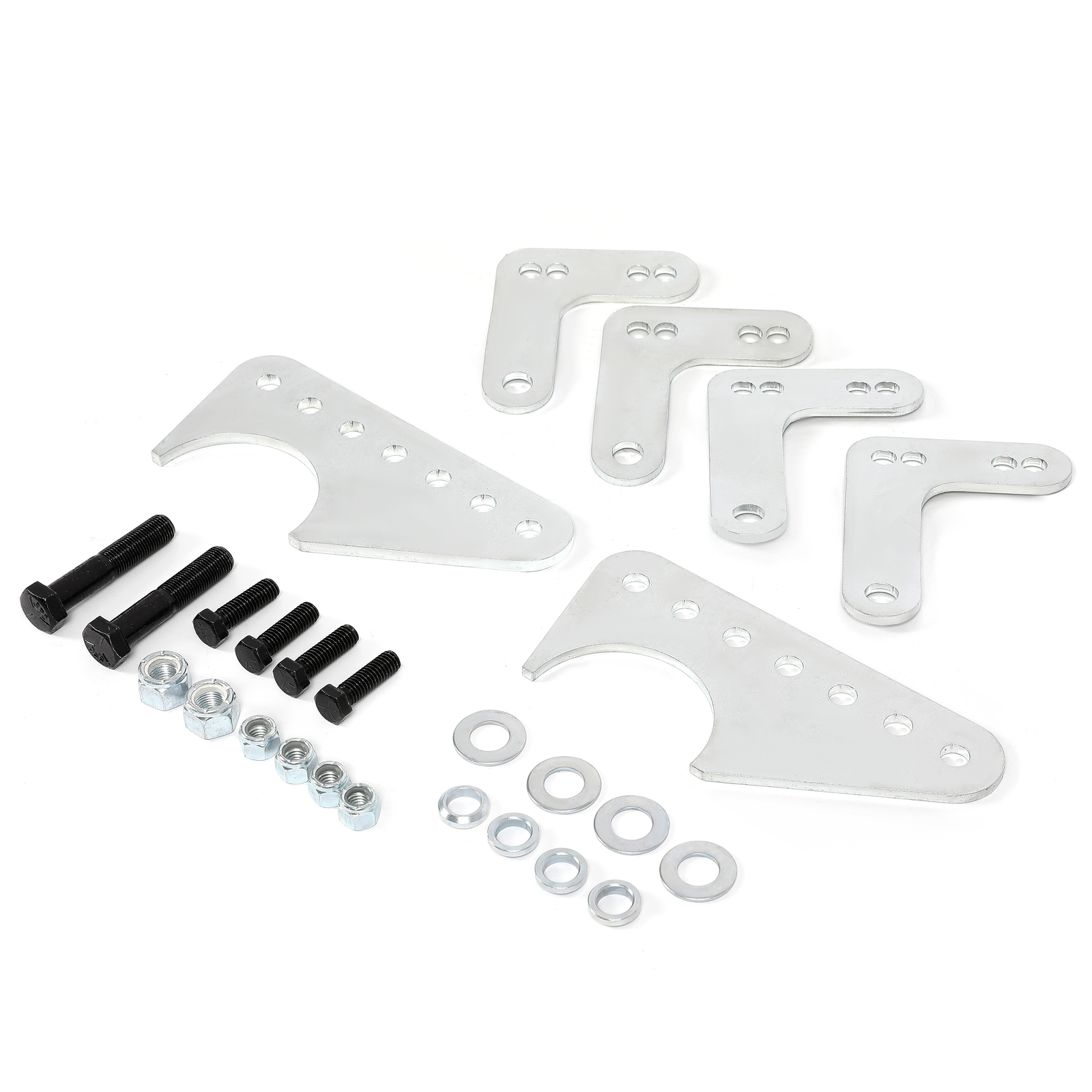 Universal Coilover Shock Mount Kit Adjustable Brackets For 3" Axle ...