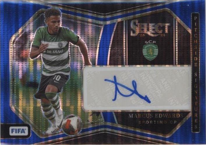 2023-24 Panini Select FIFA - Pitchside Signatures Marcus Edwards #PS-ME ...