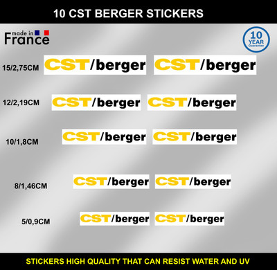 Stickers cst berger tools stickers waterproof vinyle Original | eBay