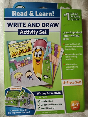 Leapfrog Read & Learn! Write And Draw 8-Piece Activity Set New 2011 | eBay