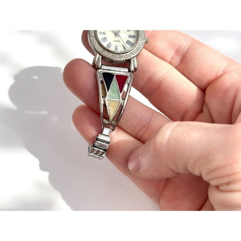 SW Style Collezier Multicolor Silver Ladies Vintage Wristwatch - 25mm ...