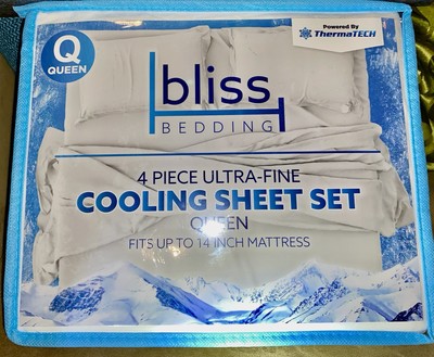 Bliss Bedding 4 Piece Sheet Set Queen Size - NEW In Original Packaging ...