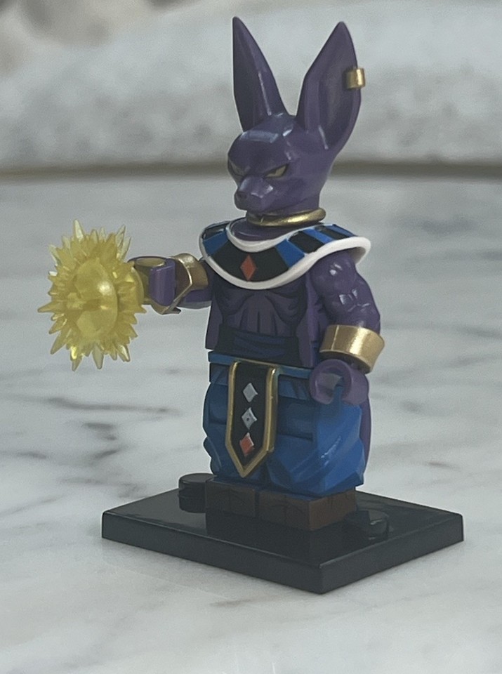Lego Dragon Ball Z Lord Beerus Custom Printed Minifigure God of ...