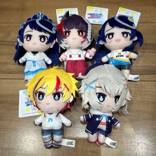 VTuber Legend Plush Doll Mascot Part.1 Set of 5 SYSTEM SERVICE 13cm NEW ...