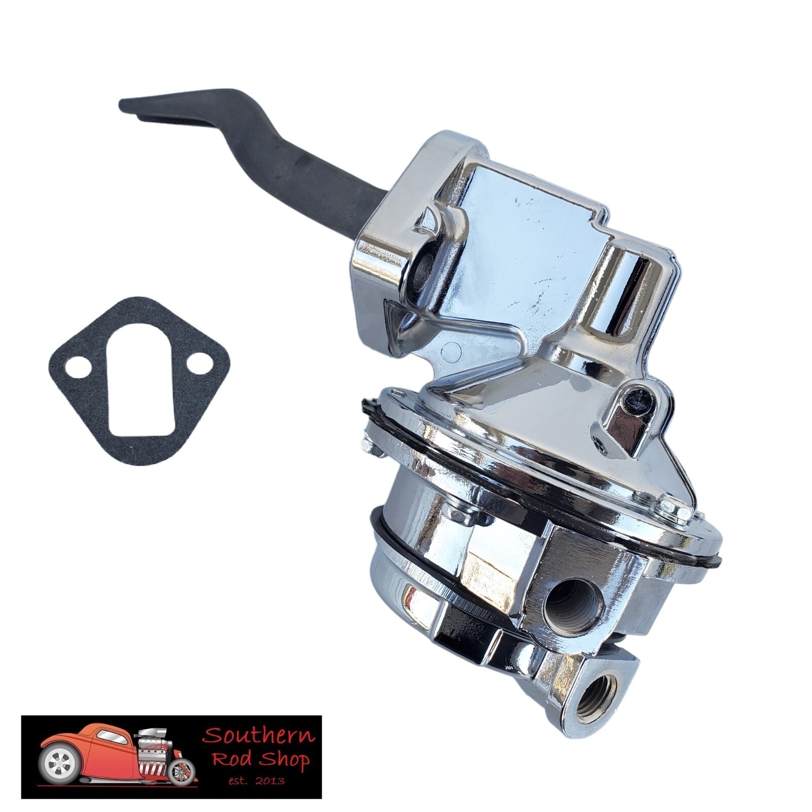 Big Block Ford FE Chrome Mechanical High Volume Fuel Pump 390 427 428 ...