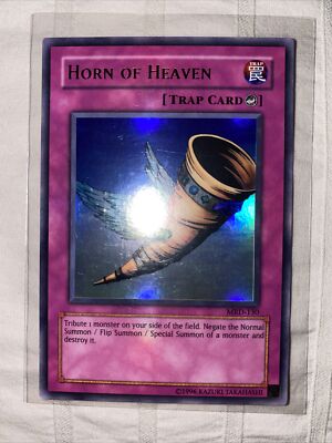 YuGiOh - Horn Of Heaven Unlimited Edition Ultra Rare - MRD-130 - NM/M ...