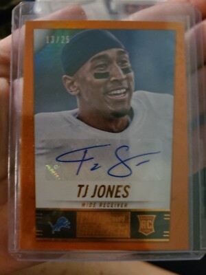 TJ JONES Signature Card | eBay