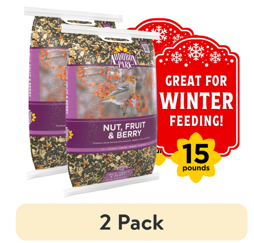 (2 pack) Audubon Park Nut, Fruit & Berry Wild Bird Food, 1 Count per ...