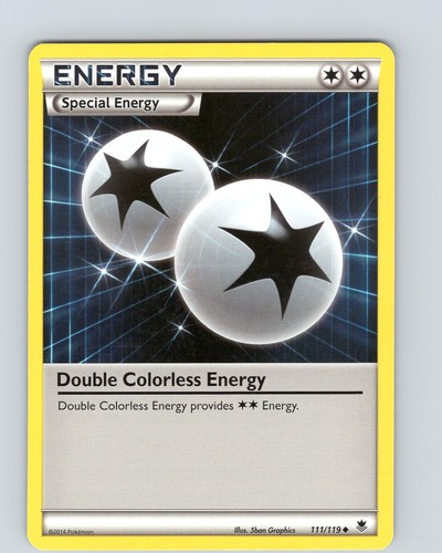Pokemon TCG Double Colorless Energy XY Phantom Forces 111/119 Uncommon ...