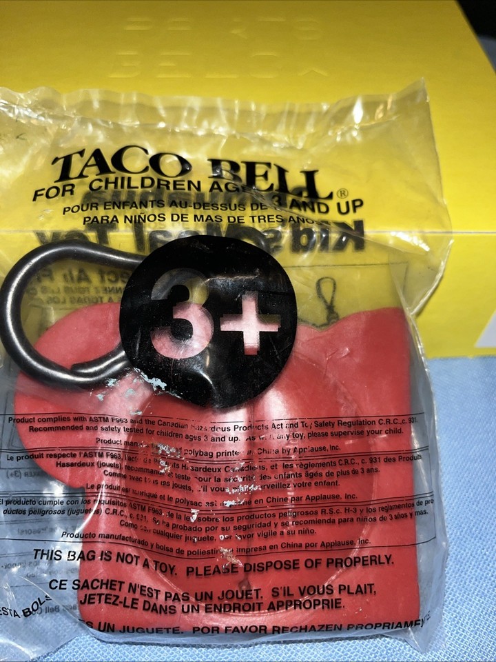 1999 Yo Quiero Taco Bell Chihuahua Dog Keychain Coin Purse Money Kids ...