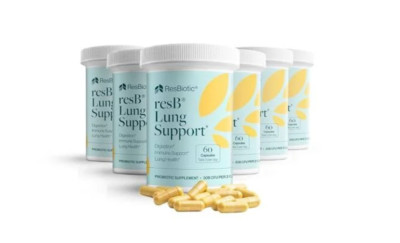 resbiotic resB Lung Support Probiotic Supplement Lung Health Supplement ...
