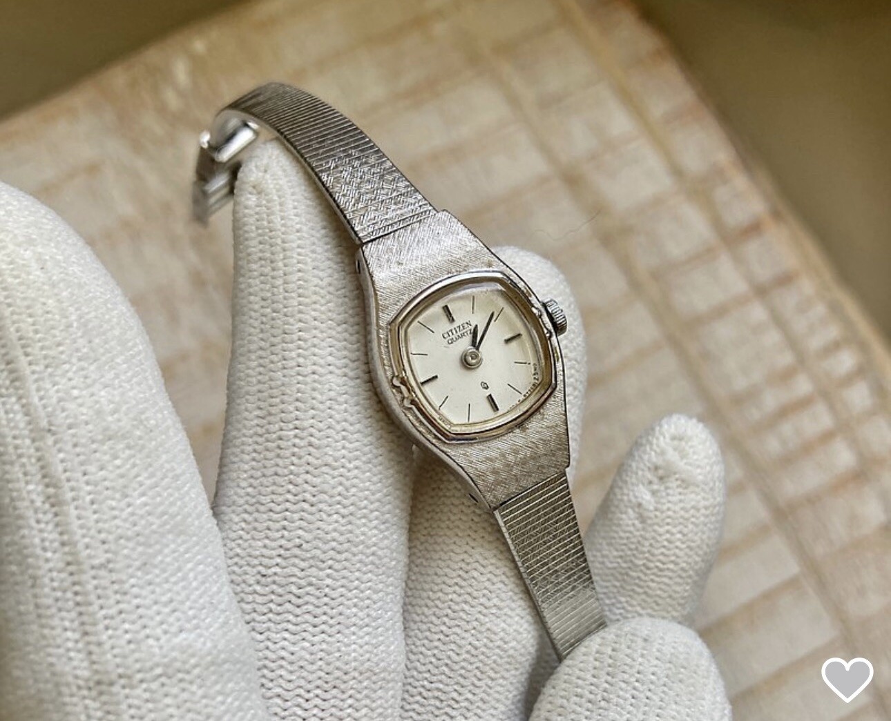 Citizen Vintage Petite Gold tone Square Ladies Watch | eBay