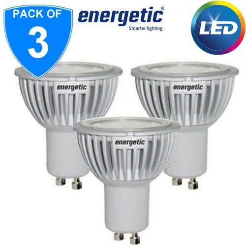 Energetic LED Reflector GU10 5.5W Warm White Energy Saving Spot Light ...