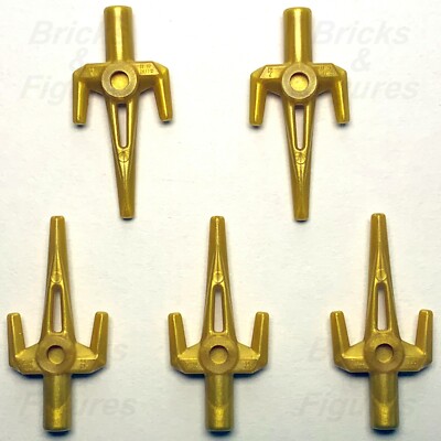 LEGO® Ninjago Sai Dagger Minifigure Weapon Part Striker Pearl Gold ...