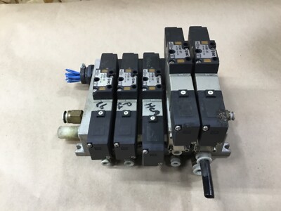 SMC PNEUMATIC MANIFOLD BLOCK DISTRIBUTION VFS2200-5FZ / VFS2600-5FZ ...
