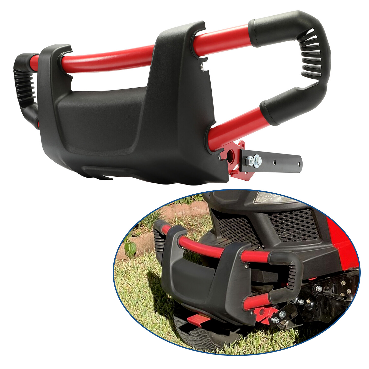 27" Front Tractor Bumper Brush Guard Protection Bull Bar For Craftsman ...