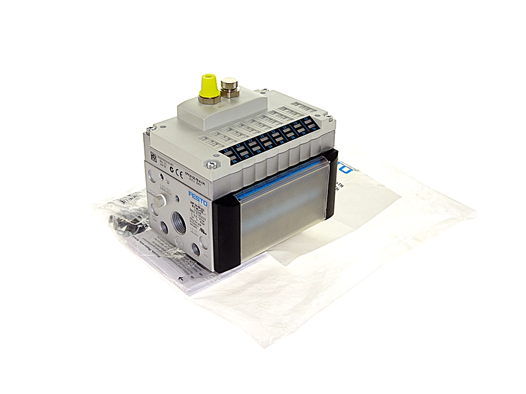 FESTO 10P-10-8B-FB-R-Y-8C-TH -NEW- ; 550268 Ventilinsel 10P-10-8B-FB-R ...