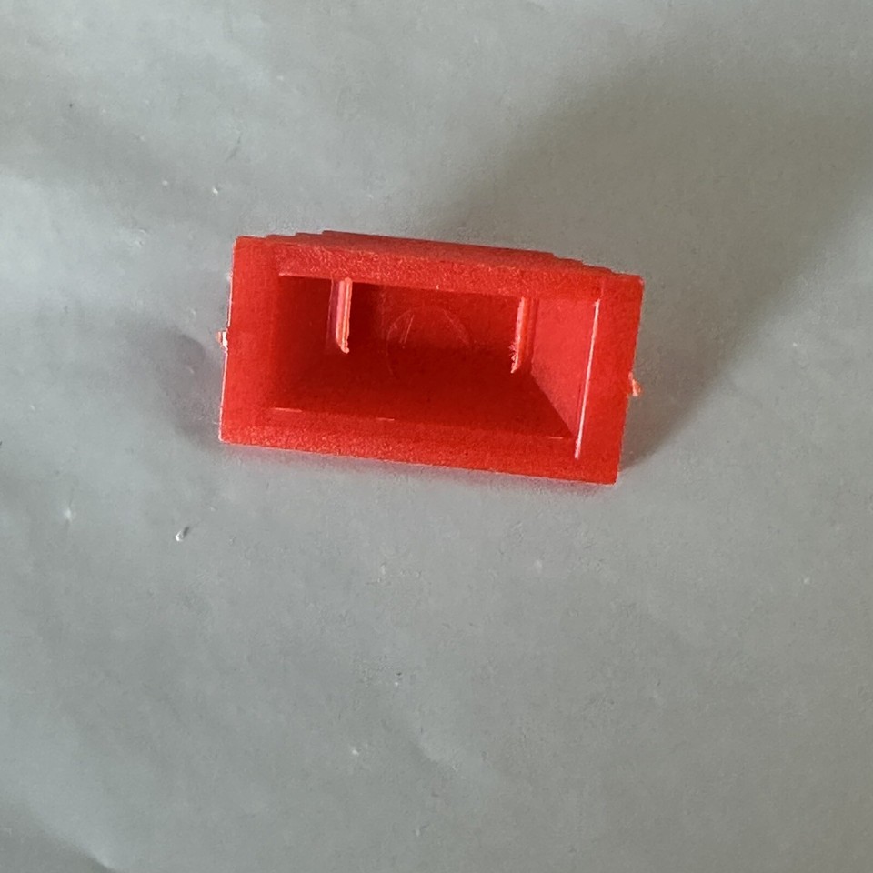 HOTELS Board Game Milton Bradley 1987 Replacement Red Hotel Entrance ...