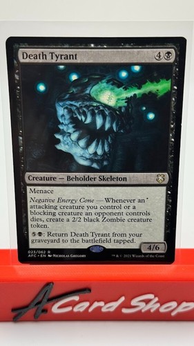 Death Tyrant Commander: Adventures in the Forgotten Realms Regular | eBay