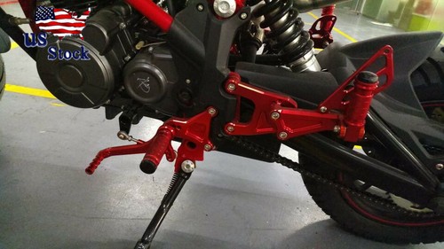 For Benelli TNT125 135 2016-2018 2019 2020 CNC Black Rearsets Footrest ...