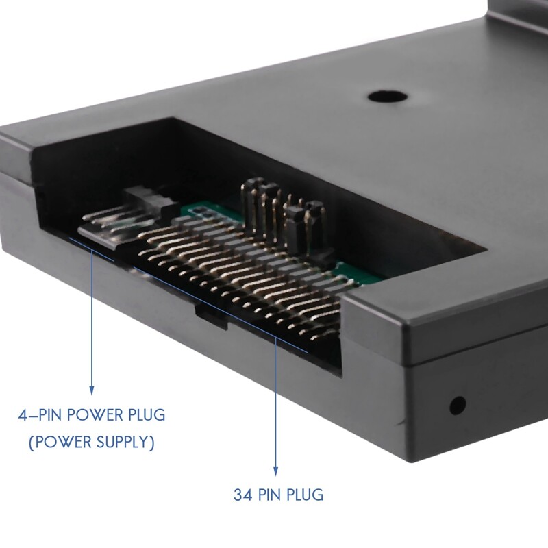 Version Sfr1M44-U100K Black 3.5 Inch 1.44Mb Usb Ssd Floppy Drive ...