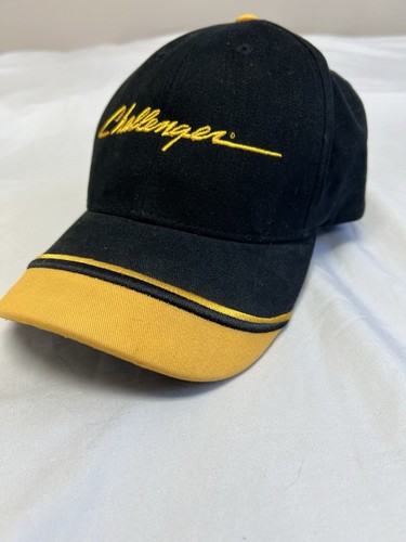 Dodge Challenger Black And Yellow Hat Cap - Adjustable Strap. | eBay