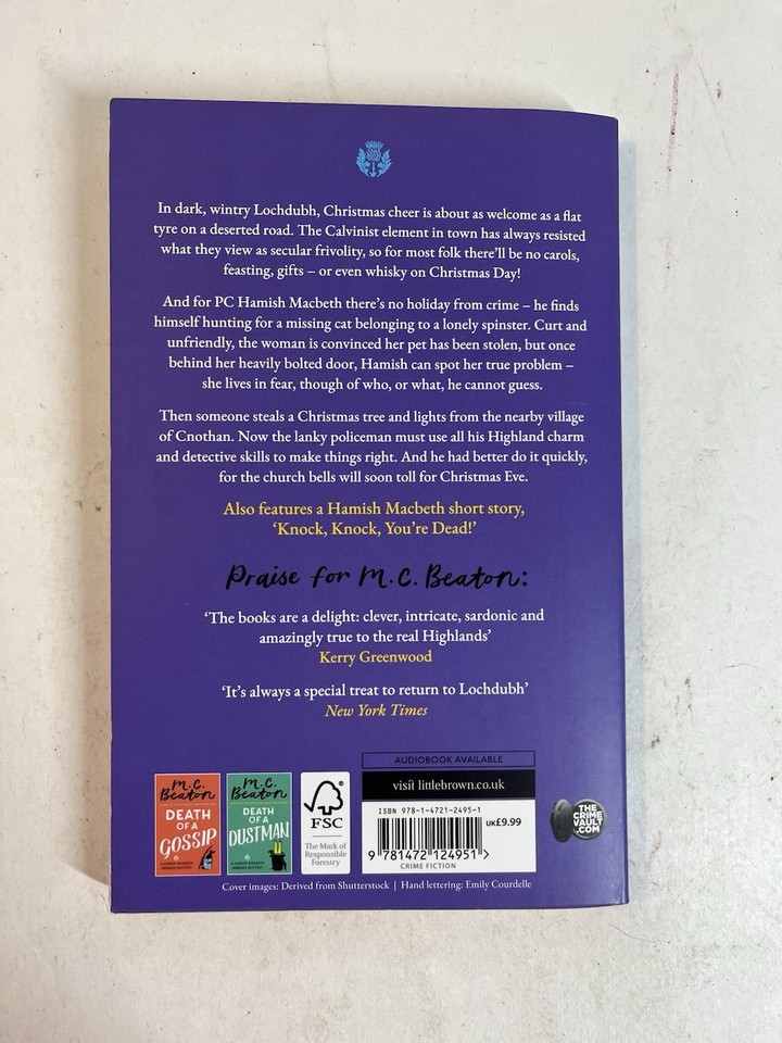 Lot of 5 M.C. Beaton: Hamish Macbeth Mystery Paperback/ Hardcover Books ...