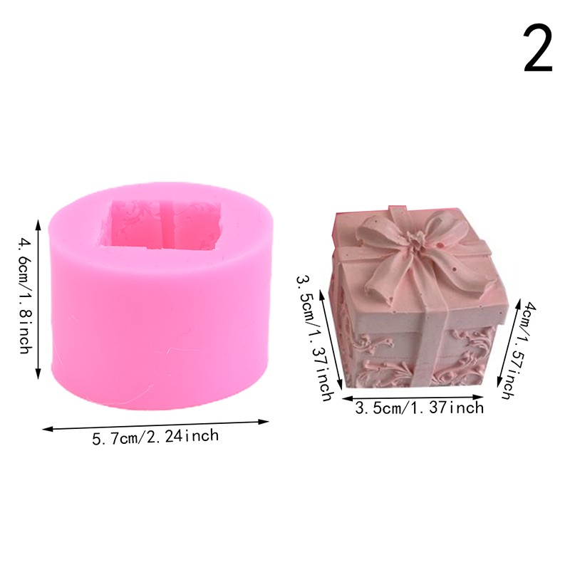 DIY Candle Mold Handmade Soap Mold Christmas Gift Box Candle Mold ...