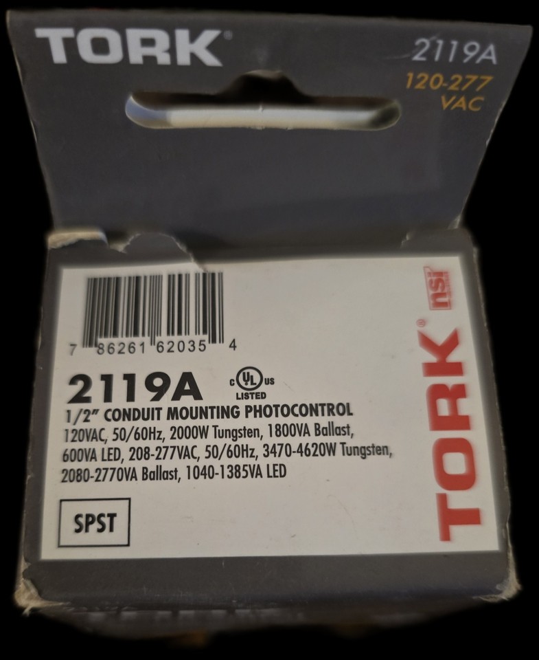 TORK 2119A Photocontrol (Photocell) 120-277V | eBay