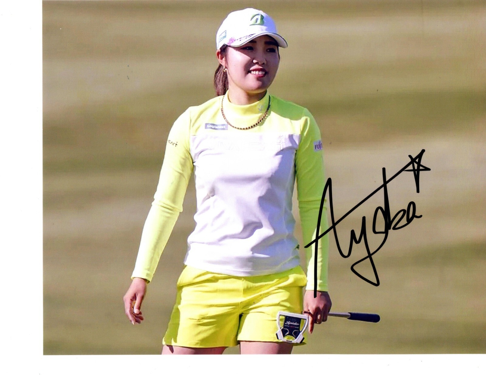Ayaka Furue LPGA star hand signed autographed 8x10 golf photo Kobe ...