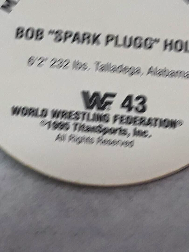 Vintage Bob Holly #43 WWF Wrestling Pog Bottle Cap Pogs Wrestler WWE | eBay