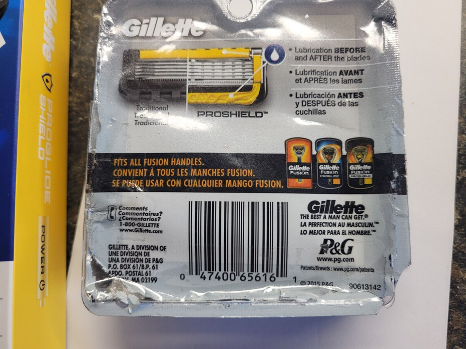 Gillette Proglide Shield Power Razor Handle + 8 Proshield Cartridges ...