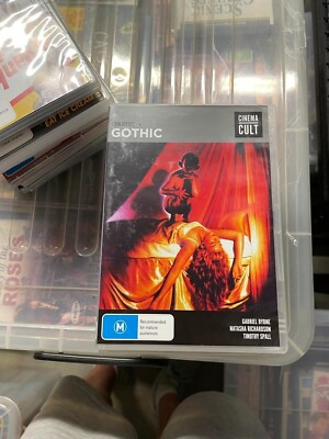 Gothic 1986 DVD Cinema Cult Ken Russell Gabriel Byrne brand new sealed ...