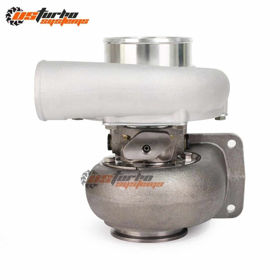 6766 Dual ball bearing turbo with point milled wheel T4 0.81A/R Turbine ...