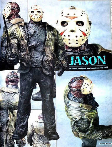12"JASON VOORHEES Friday the 13th Horror Movies Resin Model Kit 1/6 | eBay